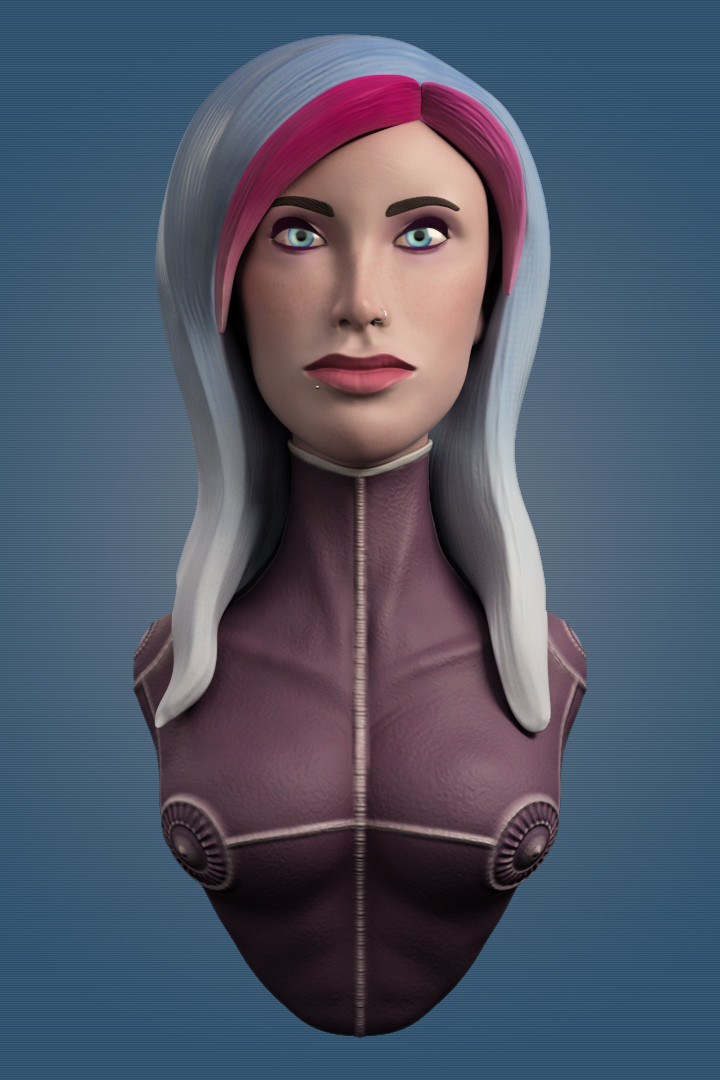 ArtStation - Female bust