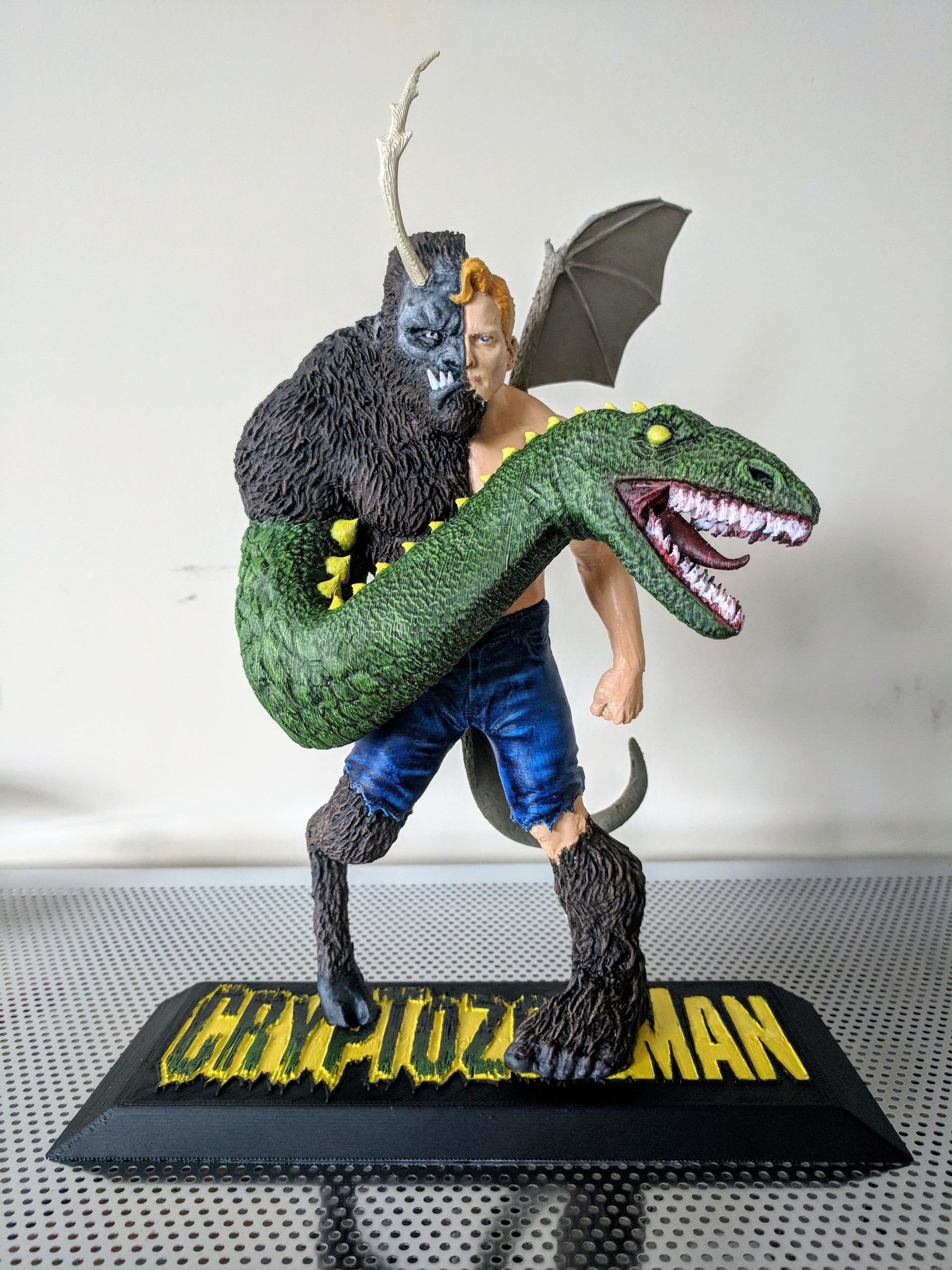 ArtStation - Cryptozoic Man statue 3d print