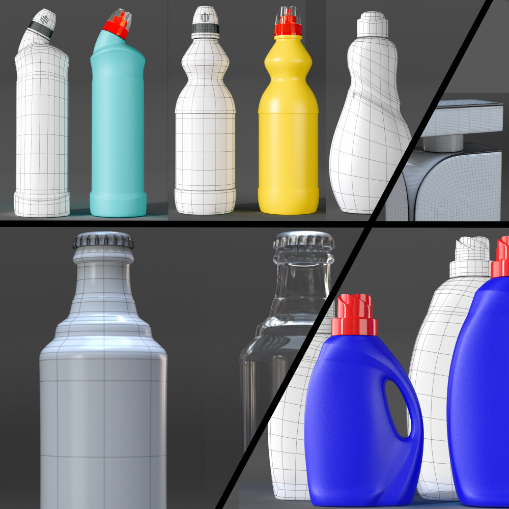ArtStation - The Bottles 3D