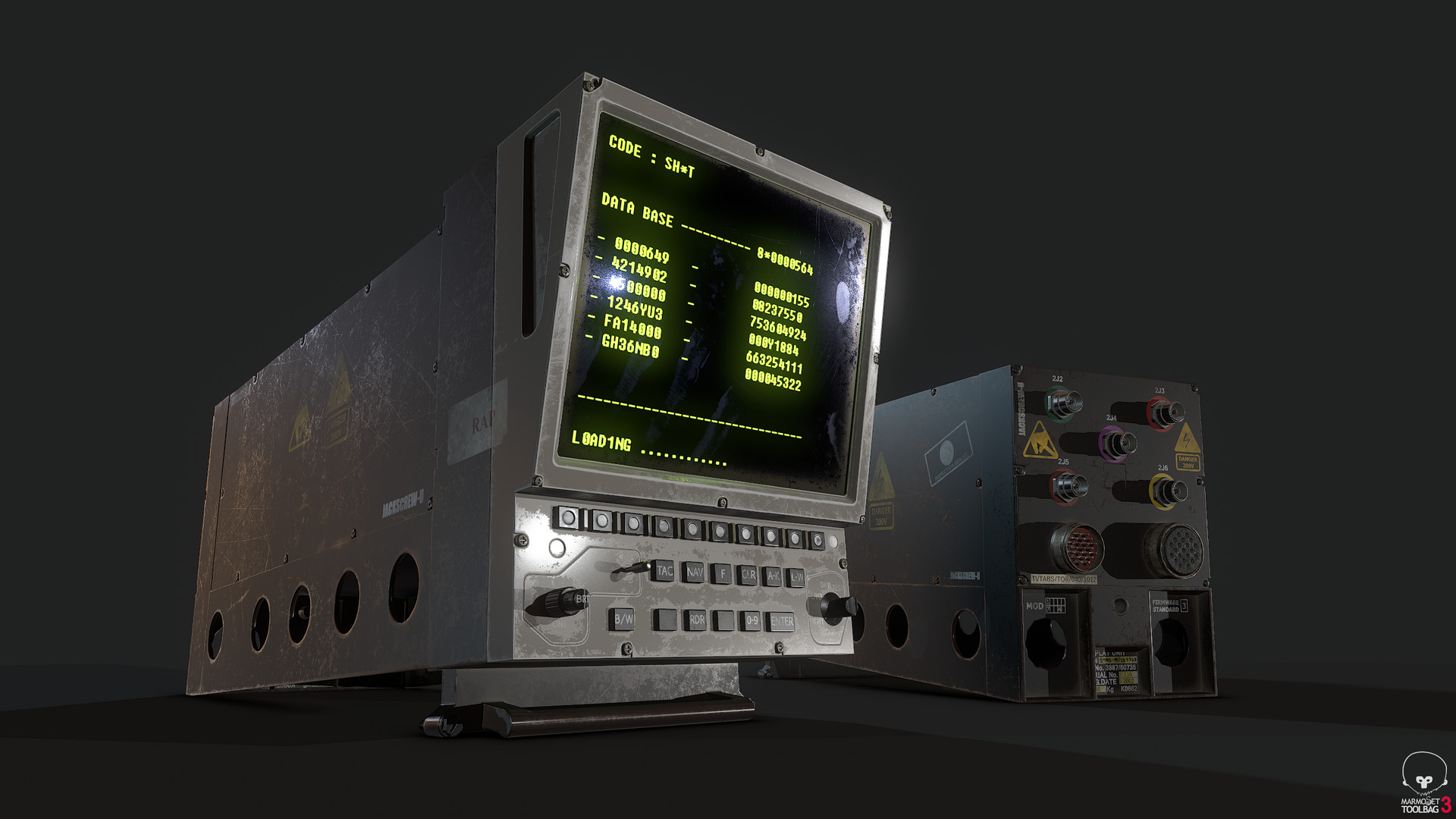 ArtStation - GR4 Aircraft AMLCD TV Tab