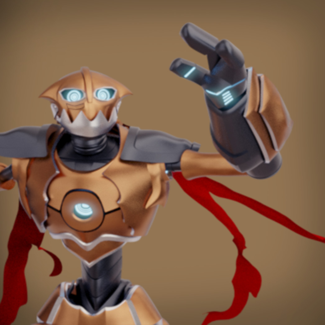 Bill Nguyen - Skater robot_rigged character