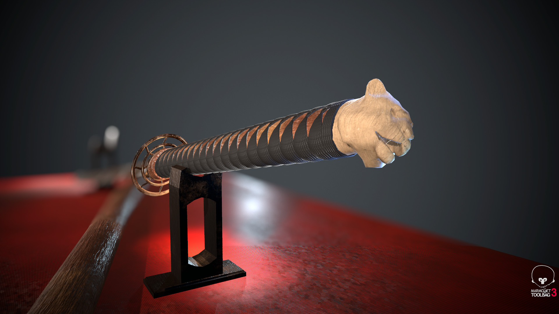 ArtStation - White Tiger Katana - Feudal Japan: The Shogunate Challenge