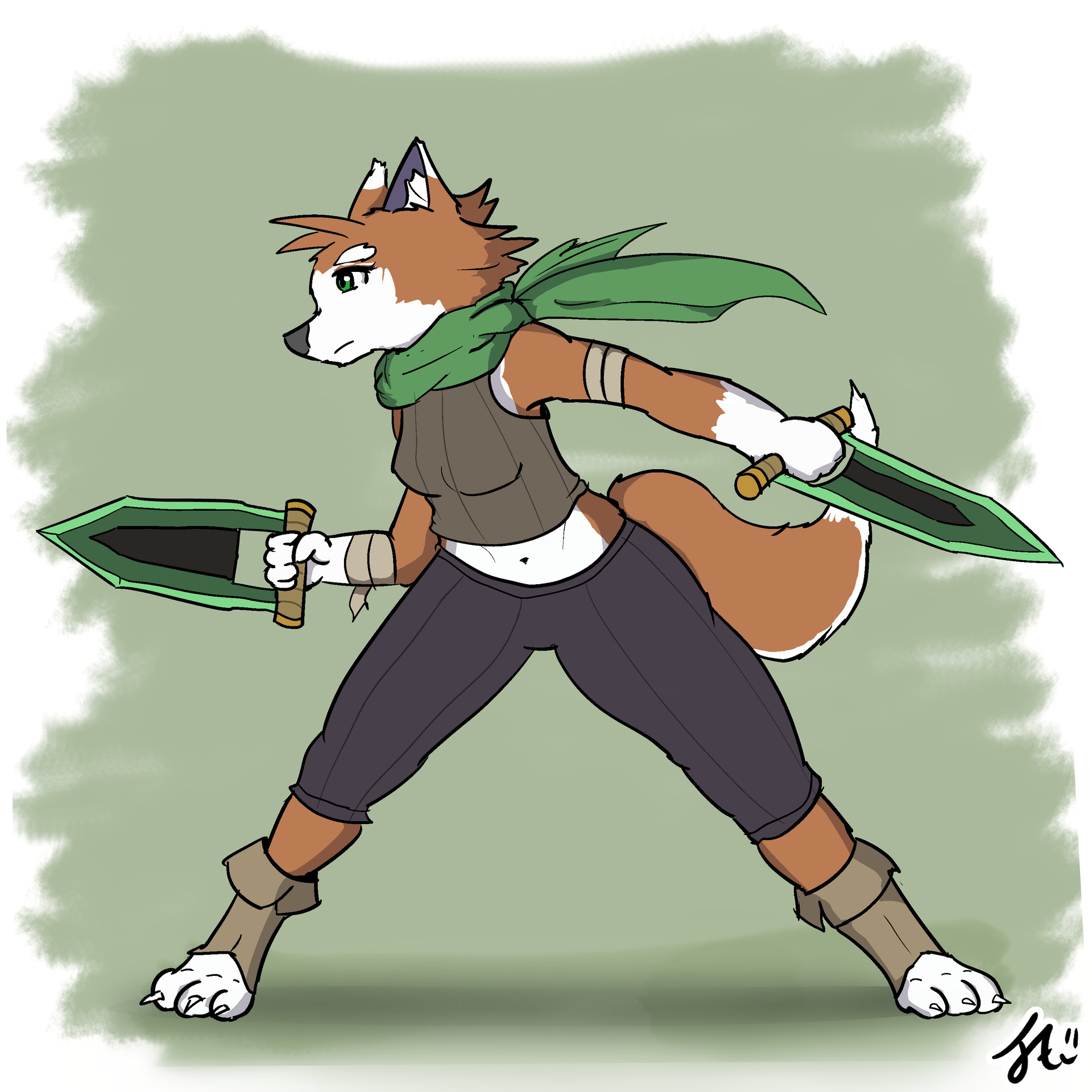 ArtStation - Fox Fighter