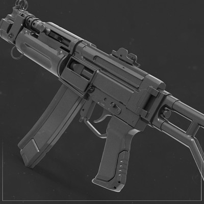 ArtStation - Sub-machine gun
