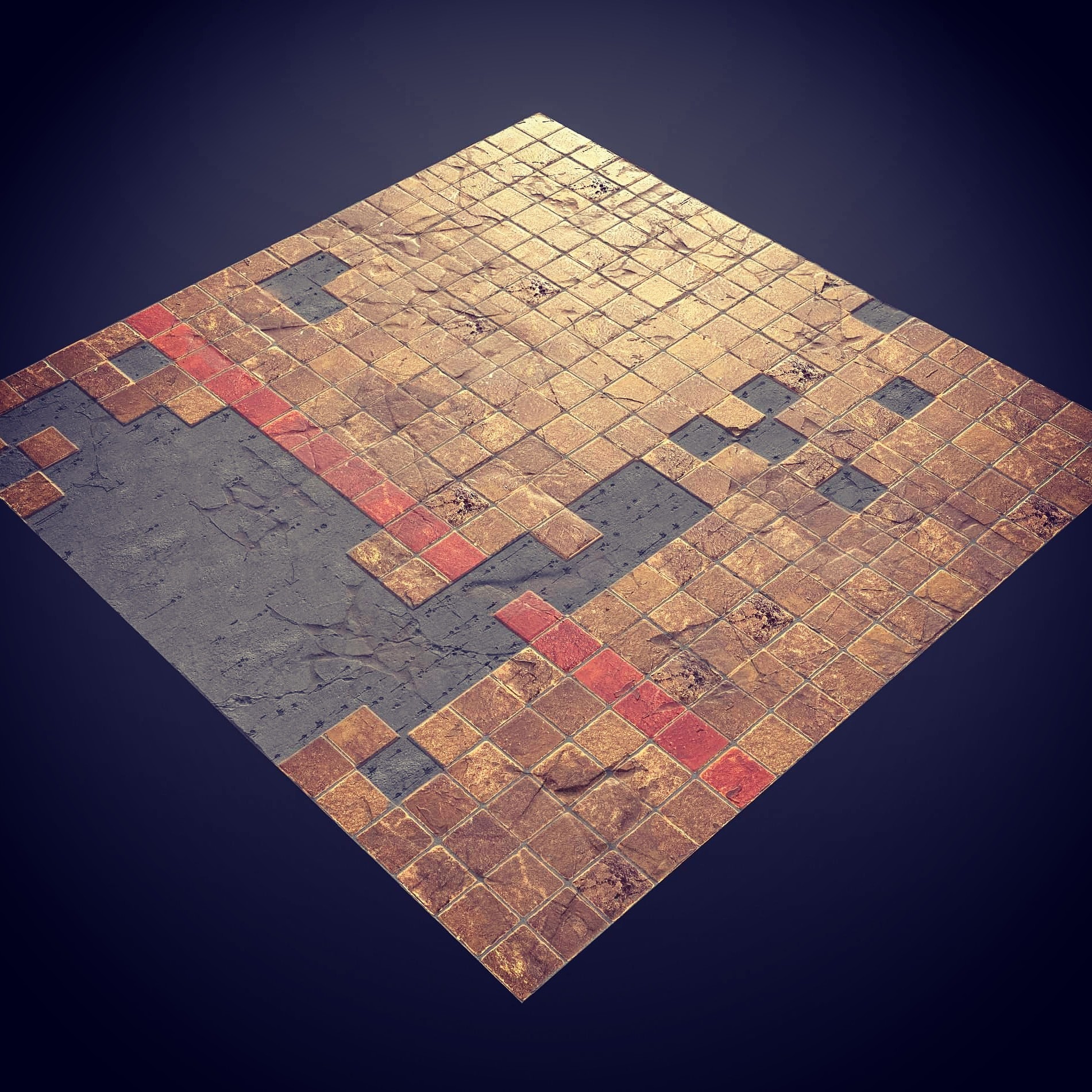 ArtStation - Broken Wall Tiles