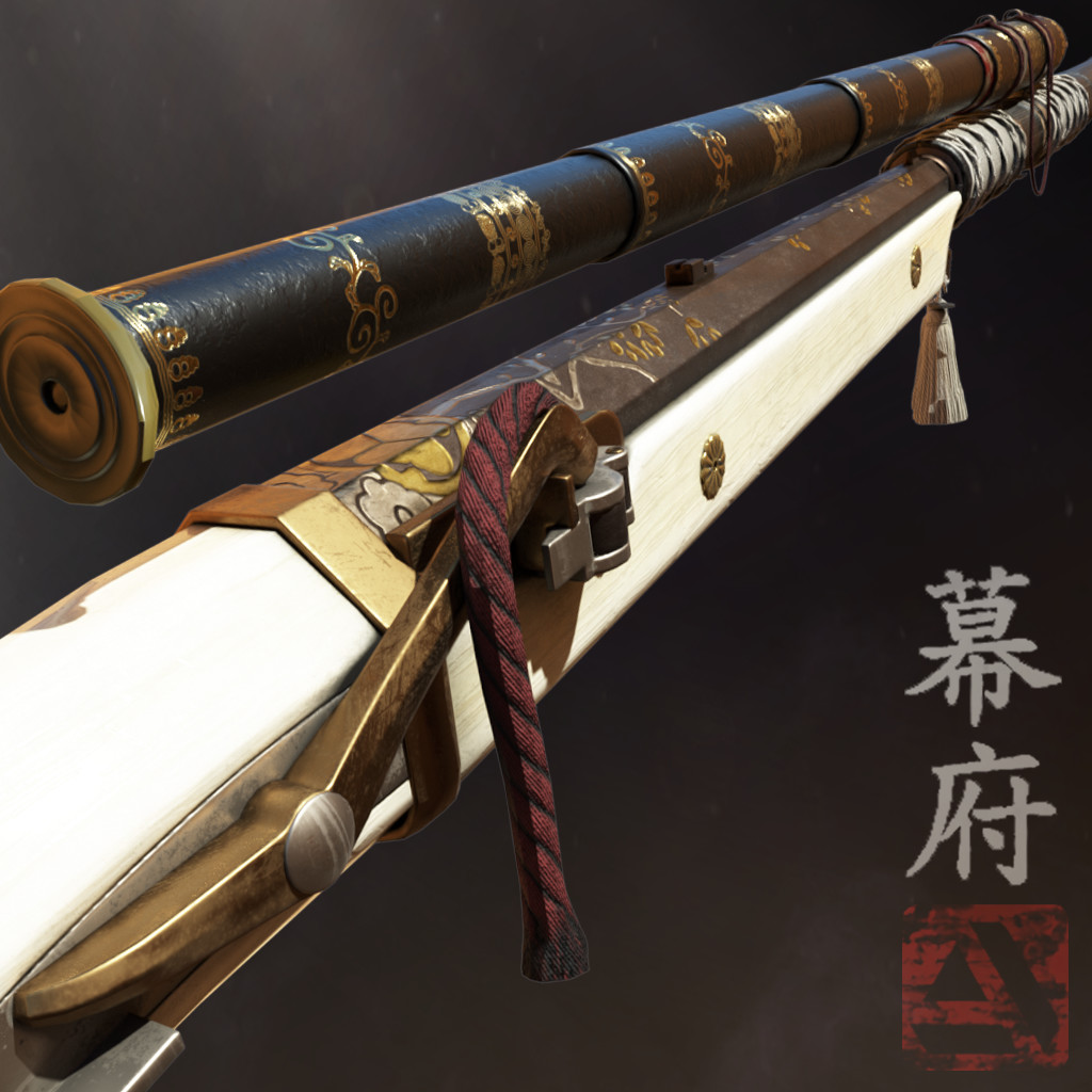 ArtStation - Combination Long Rifle (Whisper in the Wind)