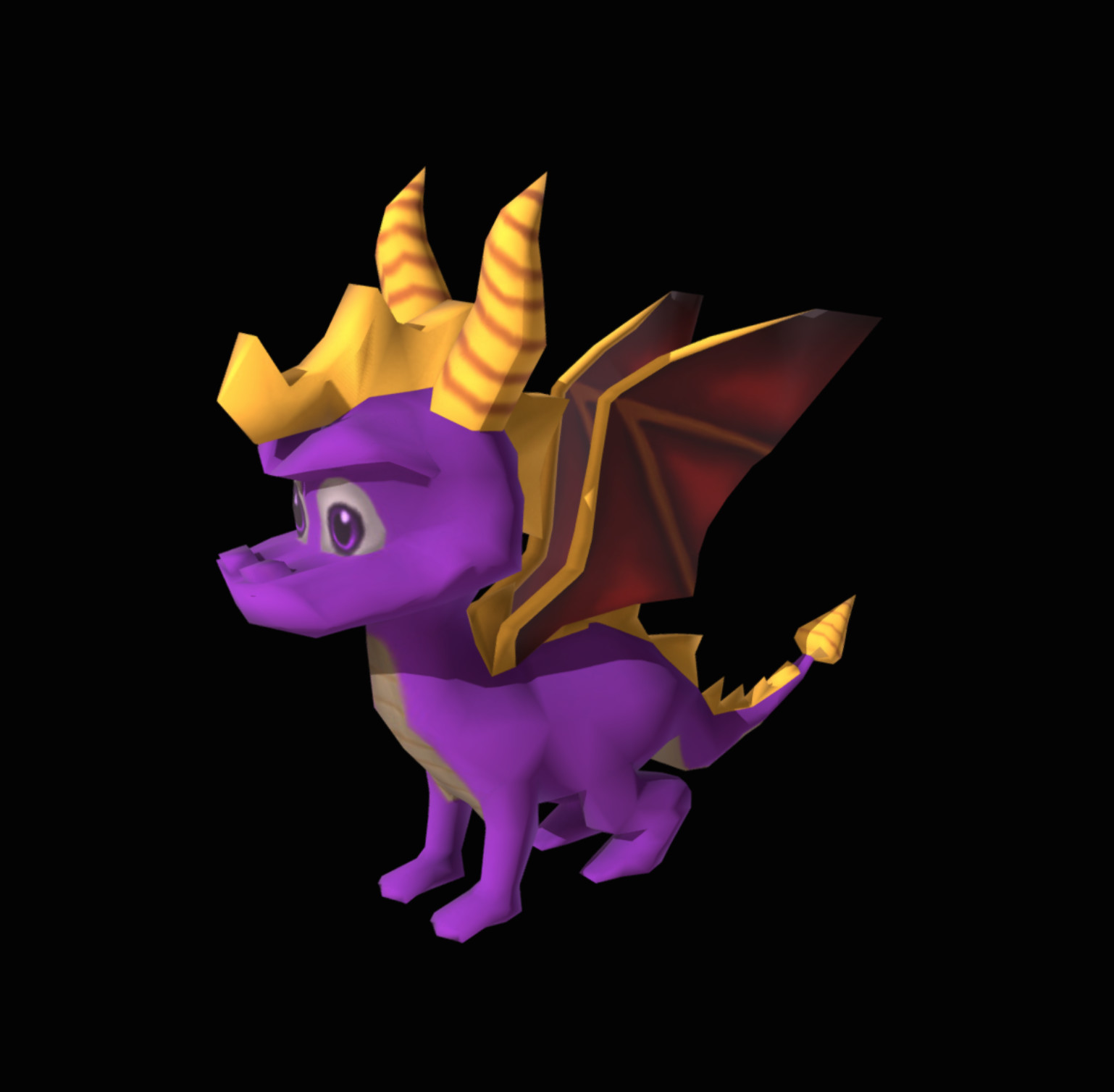 ArtStation - Low-Poly Spyro the Dragon, Emma Harrow