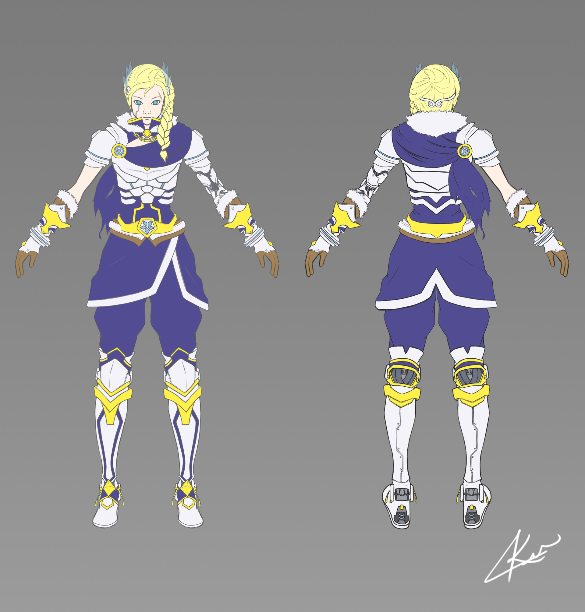 ArtStation - Overwatch Character Concept - Aurora