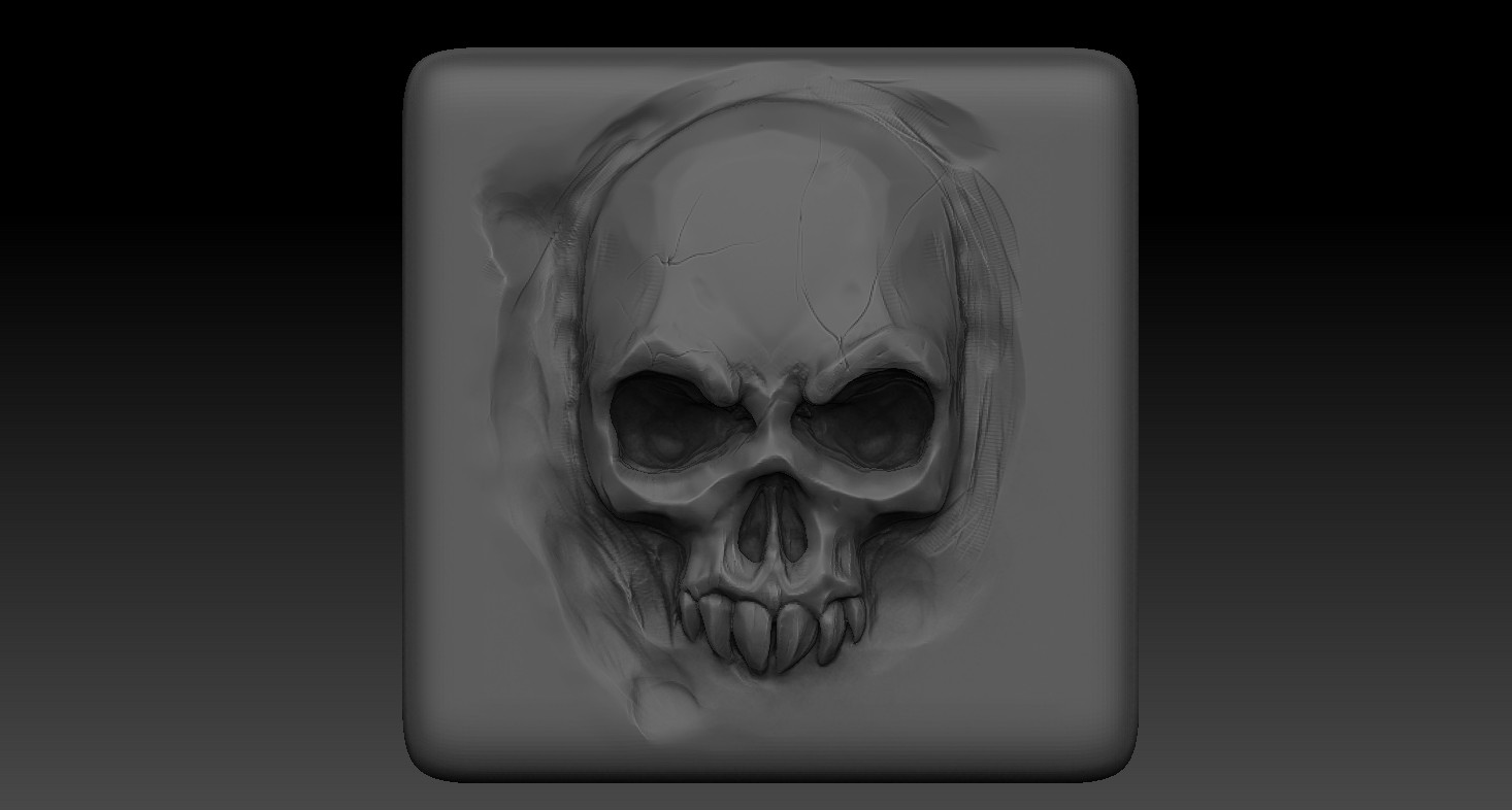 ArtStation - Skull Alpha