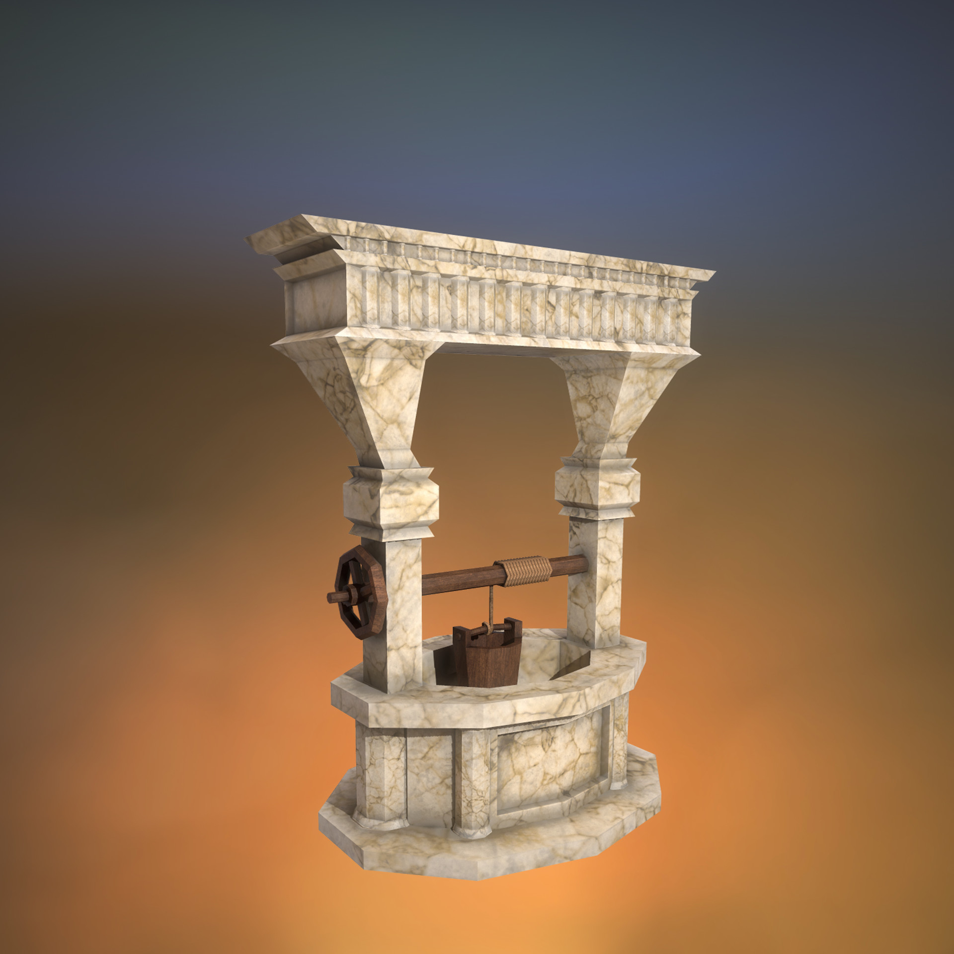 ArtStation - Greek Well