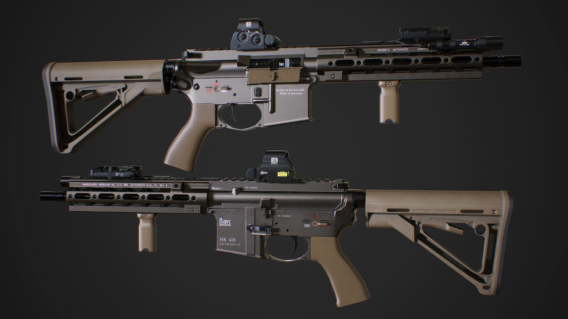 ArtStation - HK416A5 Delta custom