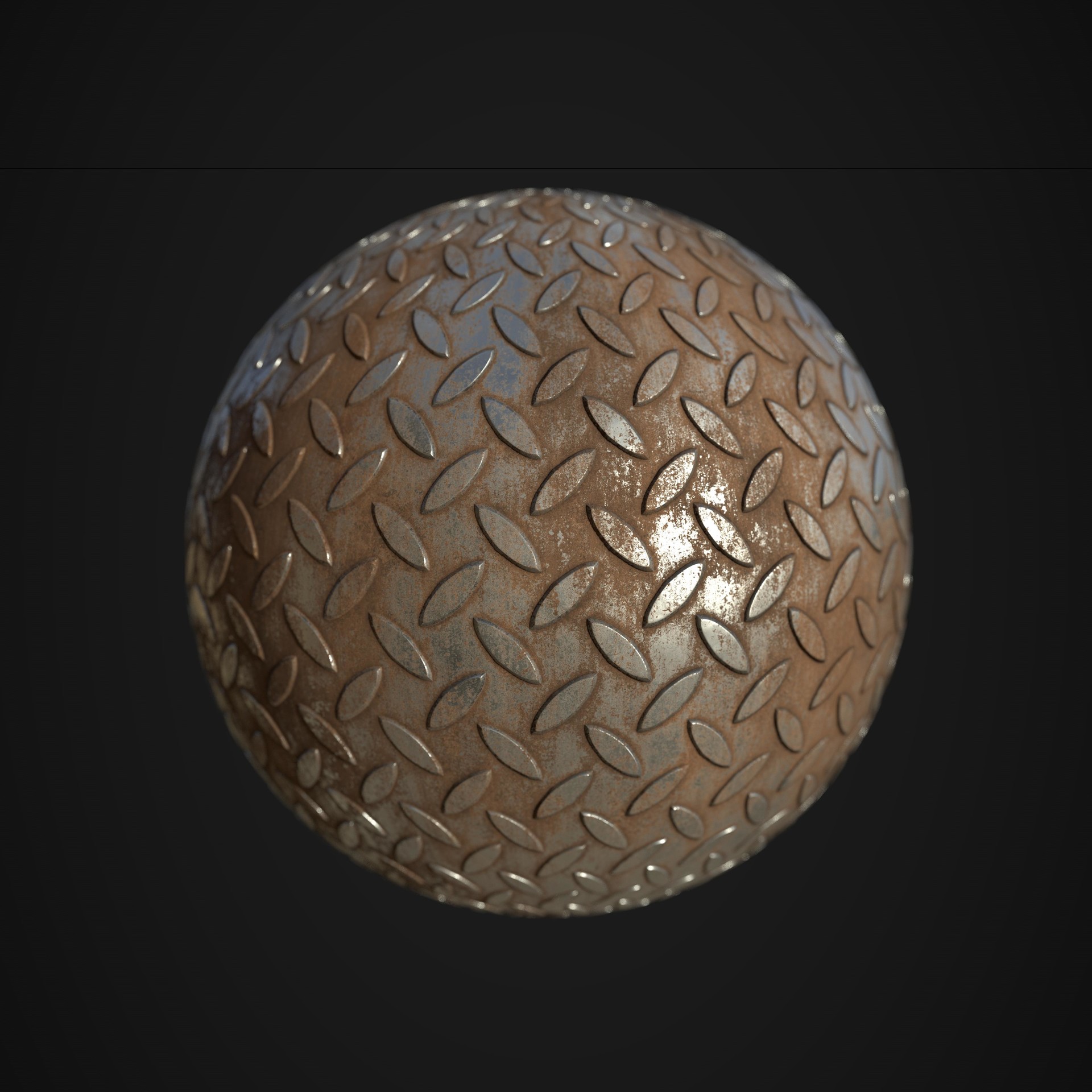 ArtStation - Rusty Tread plate