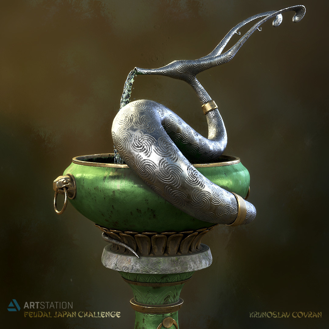 ArtStation - Feudal Japan: Prop Art Challenge 02