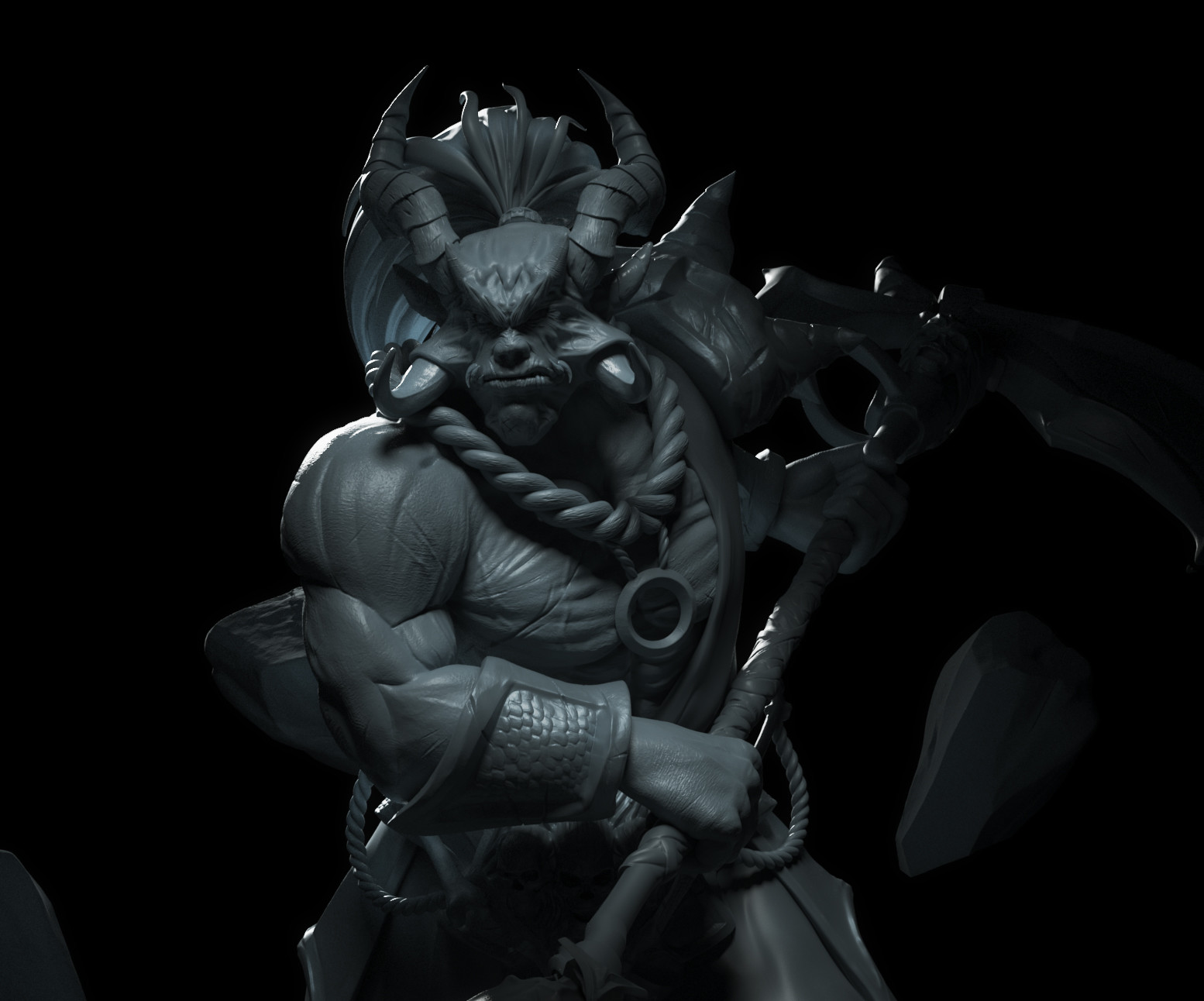 ArtStation - Demon Sculpt