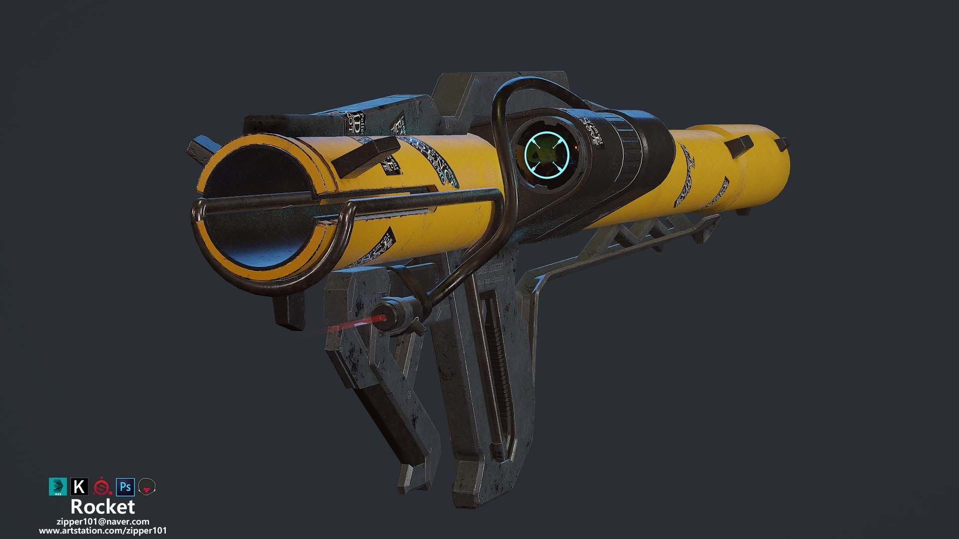 ArtStation - Rocket Launcher