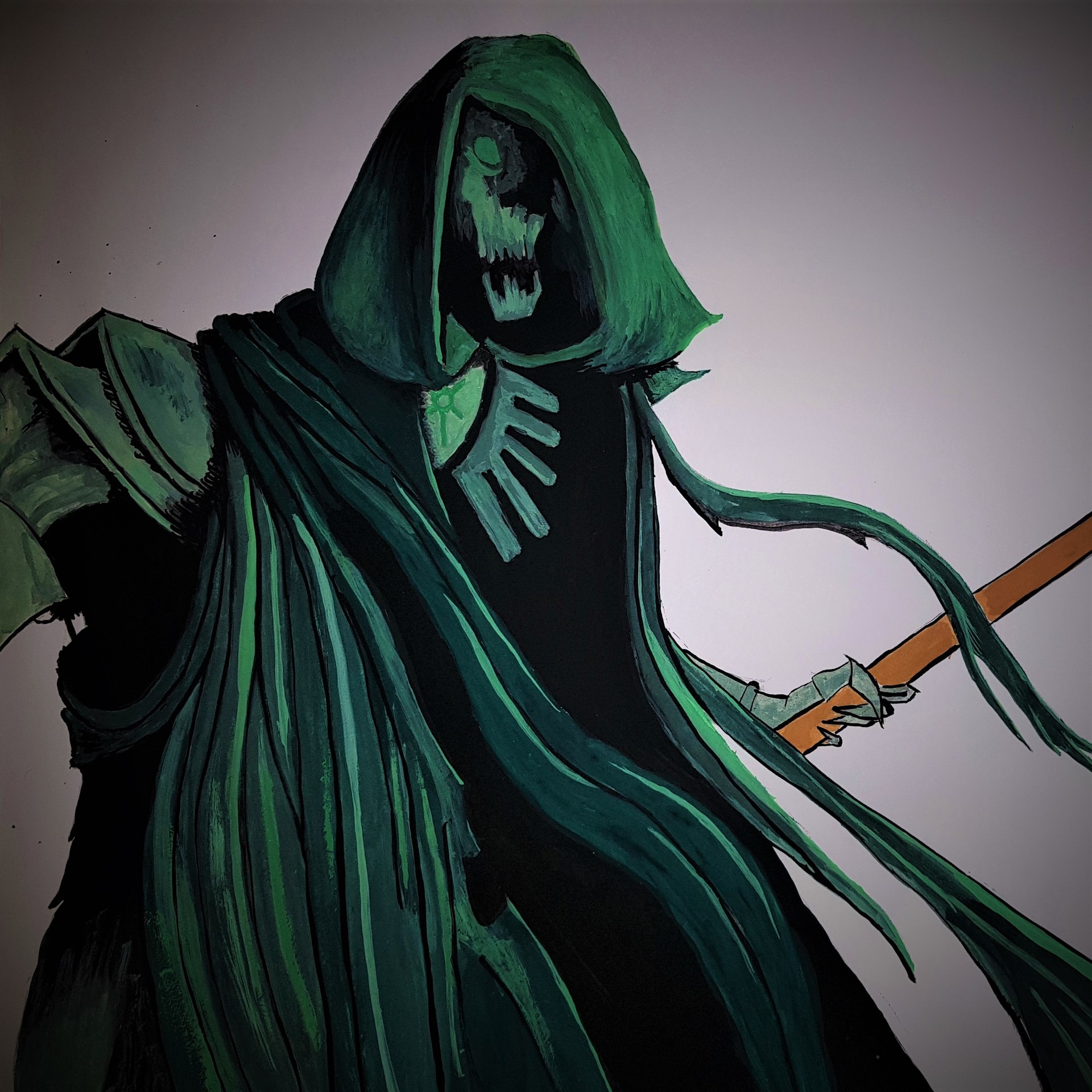 ArtStation - My necron from Warhammer40K