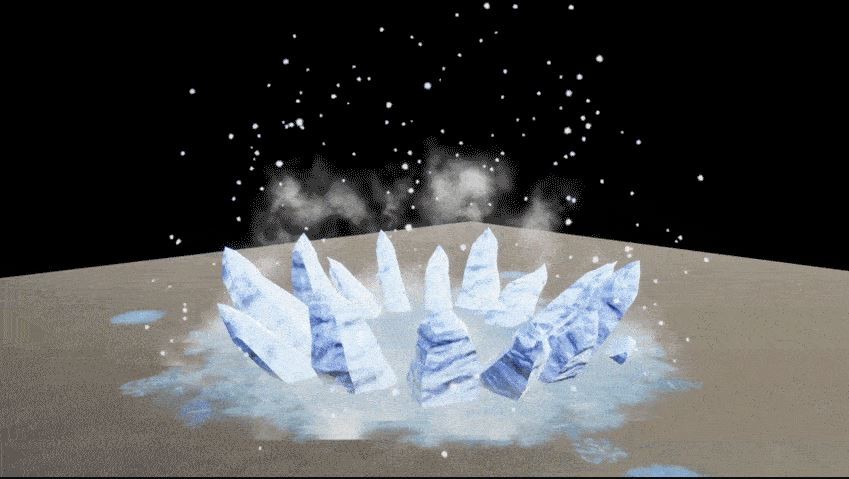 ArtStation - Ice Eruption