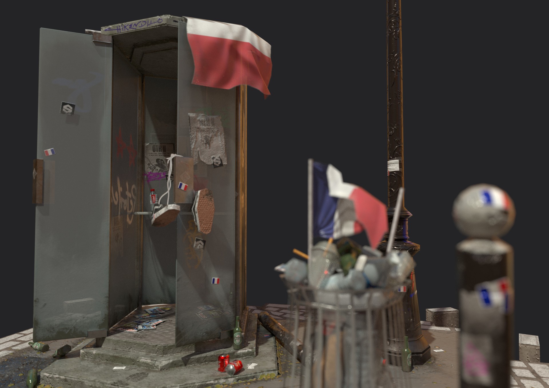 ArtStation - PHONEBOX - School Project