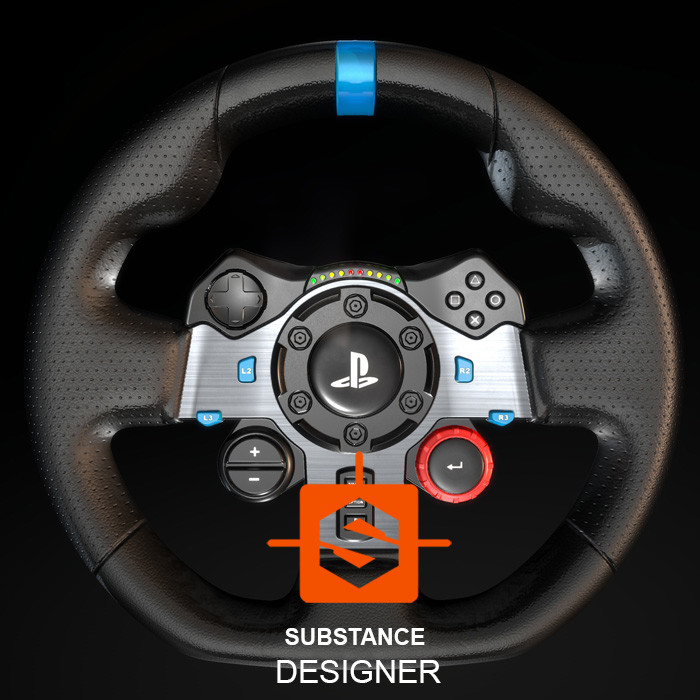 ArtStation - Procedural Logitech G29