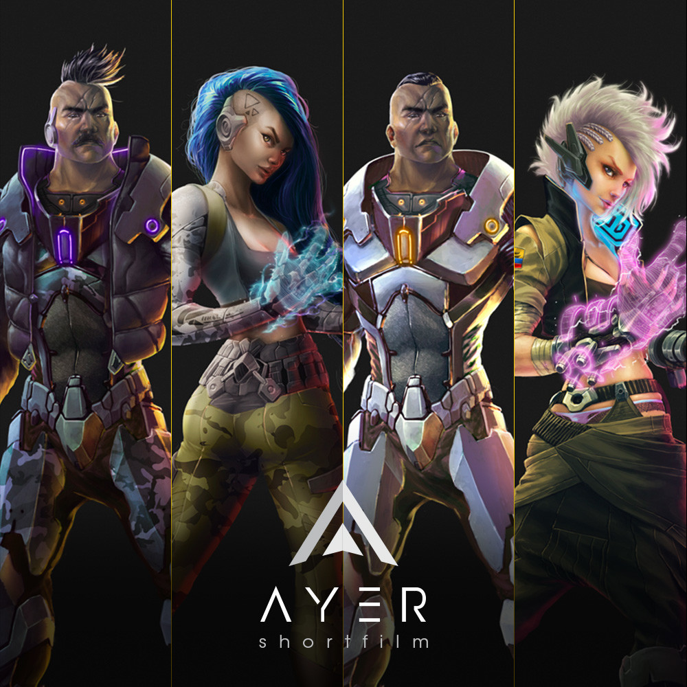 ArtStation - Ayer Short Film - Antagonists