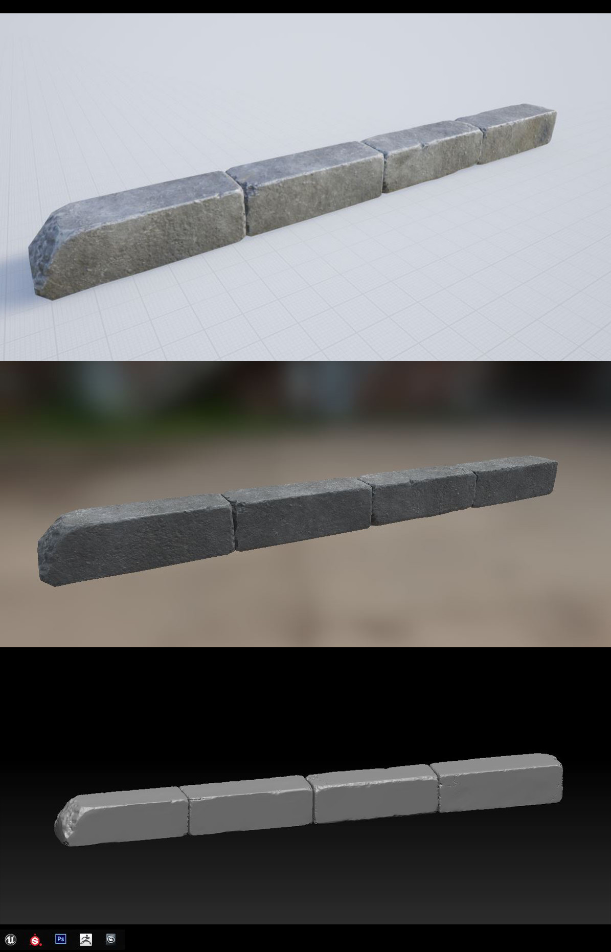 ArtStation - Sidewalk block