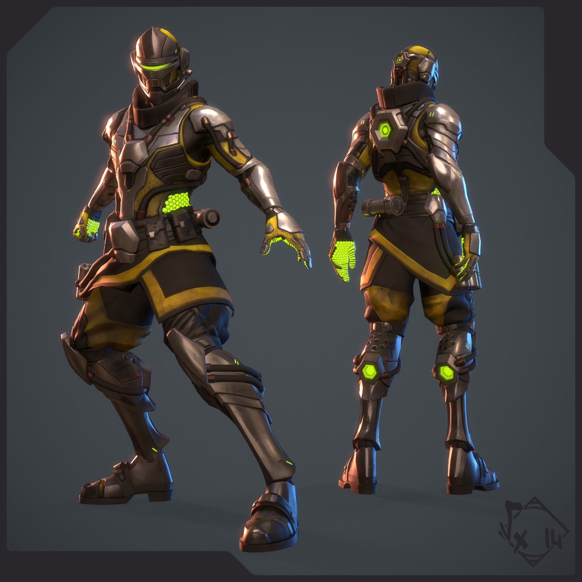 ArtStation - Syblast - Cyborg Skin
