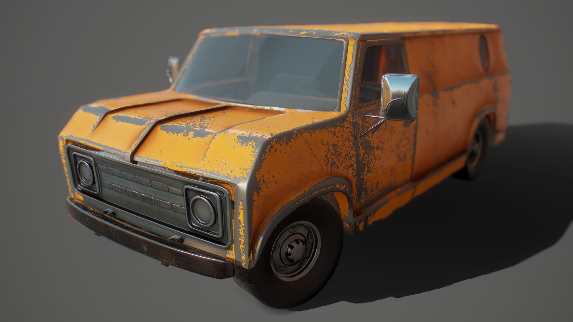 ArtStation - Chevy Van 1976 Toy style
