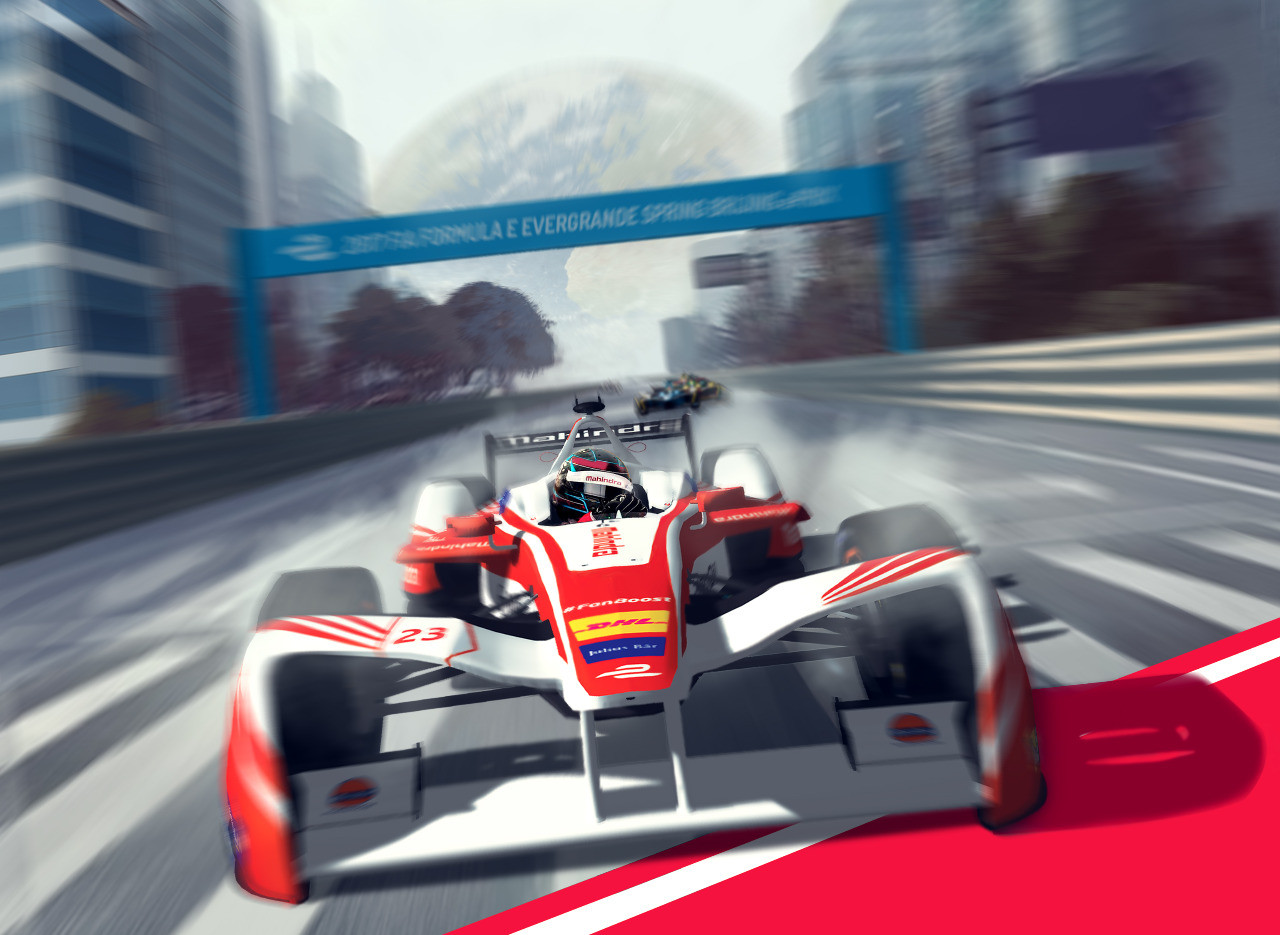 ArtStation - Mahindra Formula E Poster