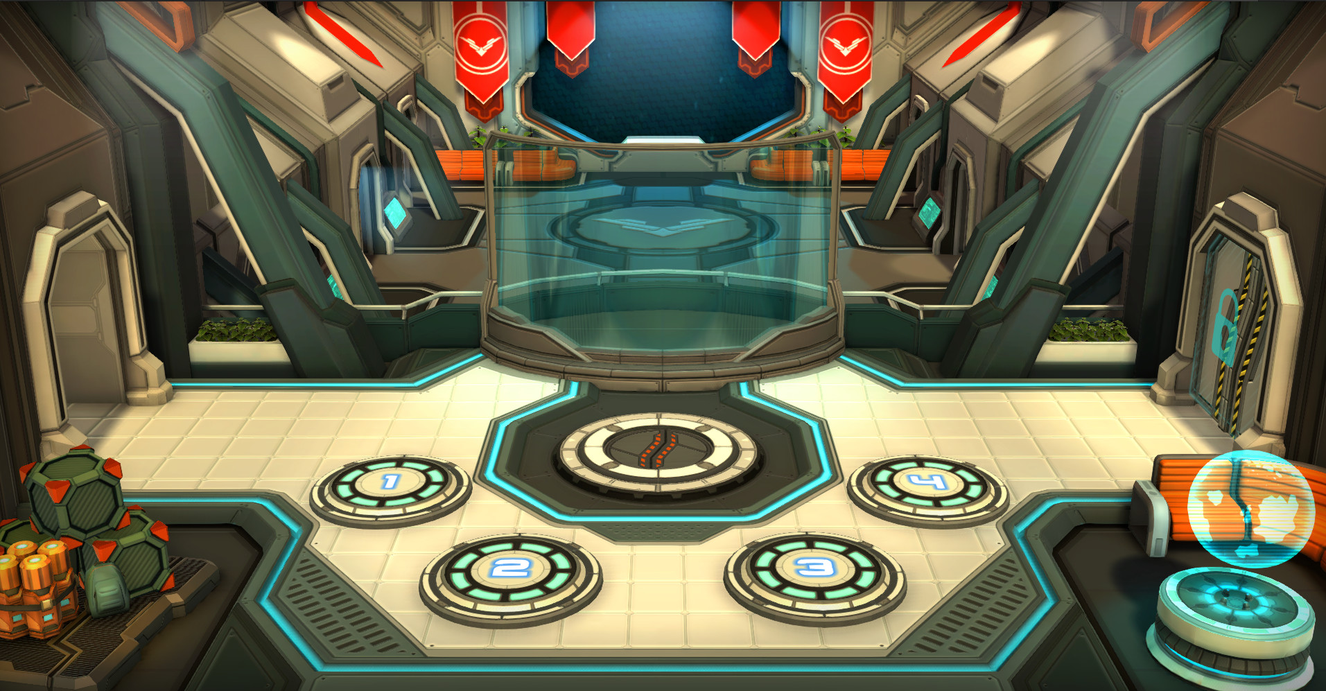 ArtStation - Catastonaut Hub levels