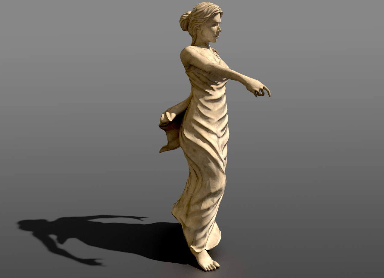 ArtStation - Statue greek woman