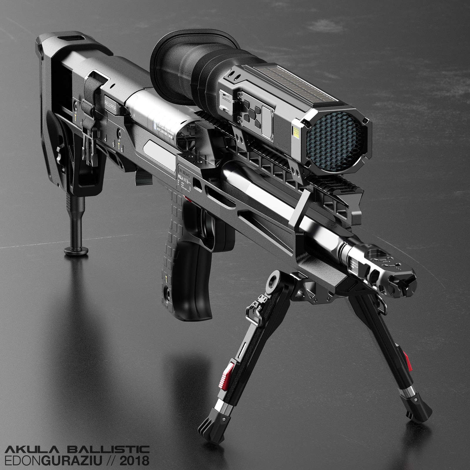 ArtStation - AKULA Ballistic Concept Design