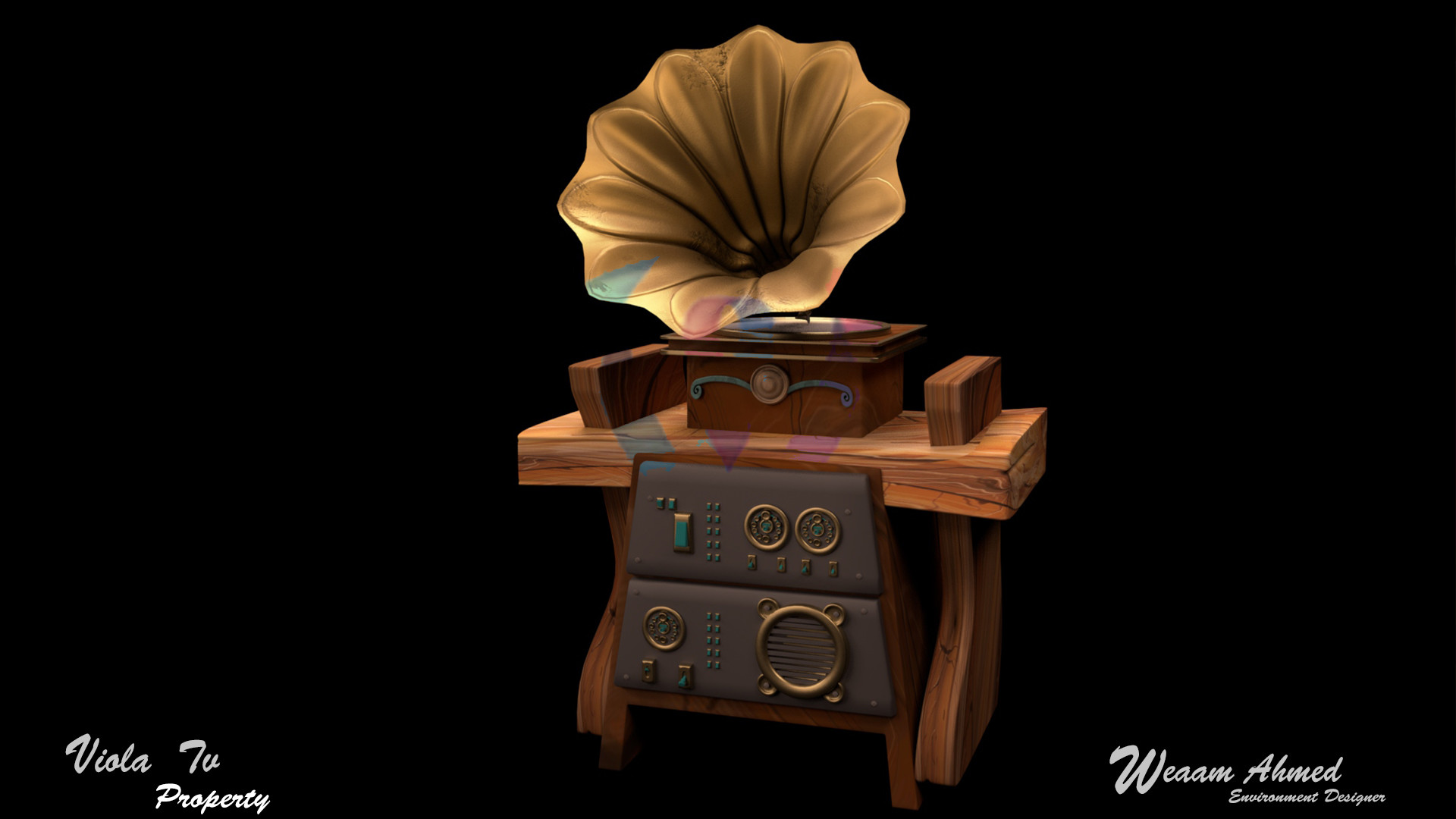 ArtStation - gramophone props