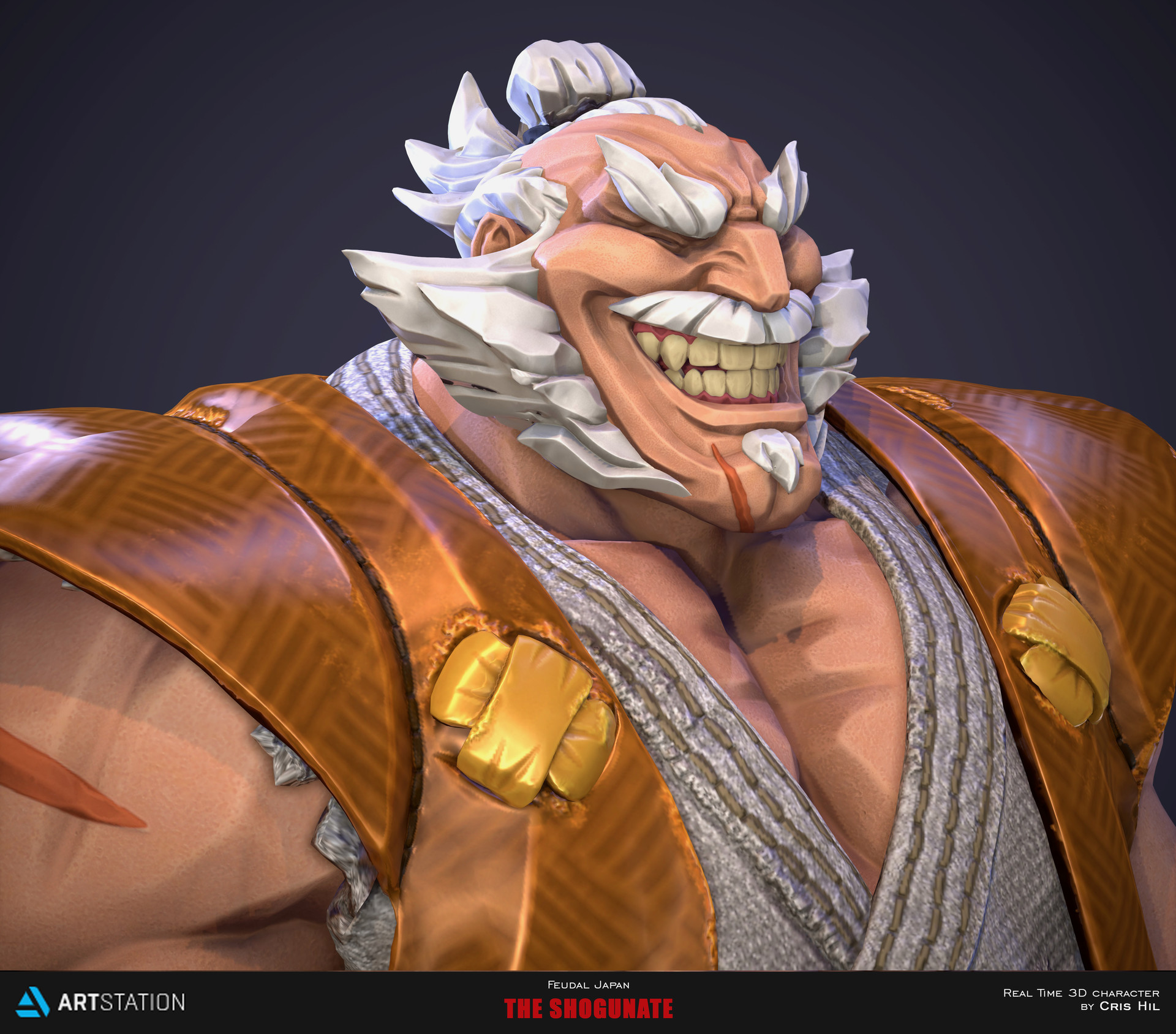 ArtStation - Oldman Samurai (Artstation Challenge)