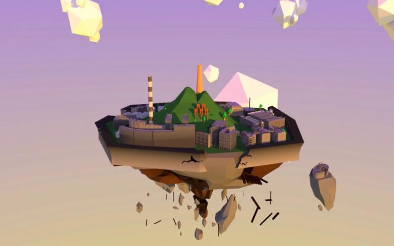 ArtStation - Floating City Project Hashima Island