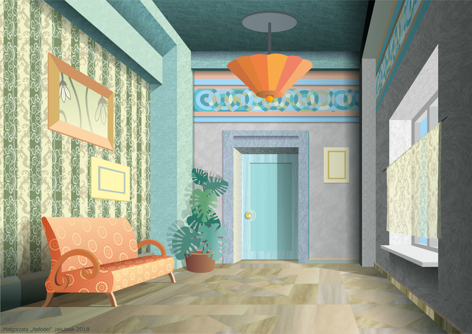 ArtStation - This boring room.