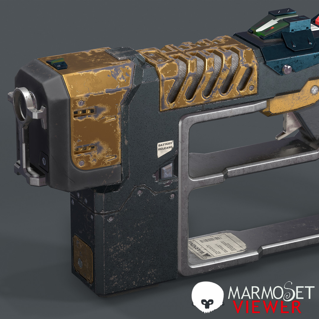 ArtStation - Energy Pistol