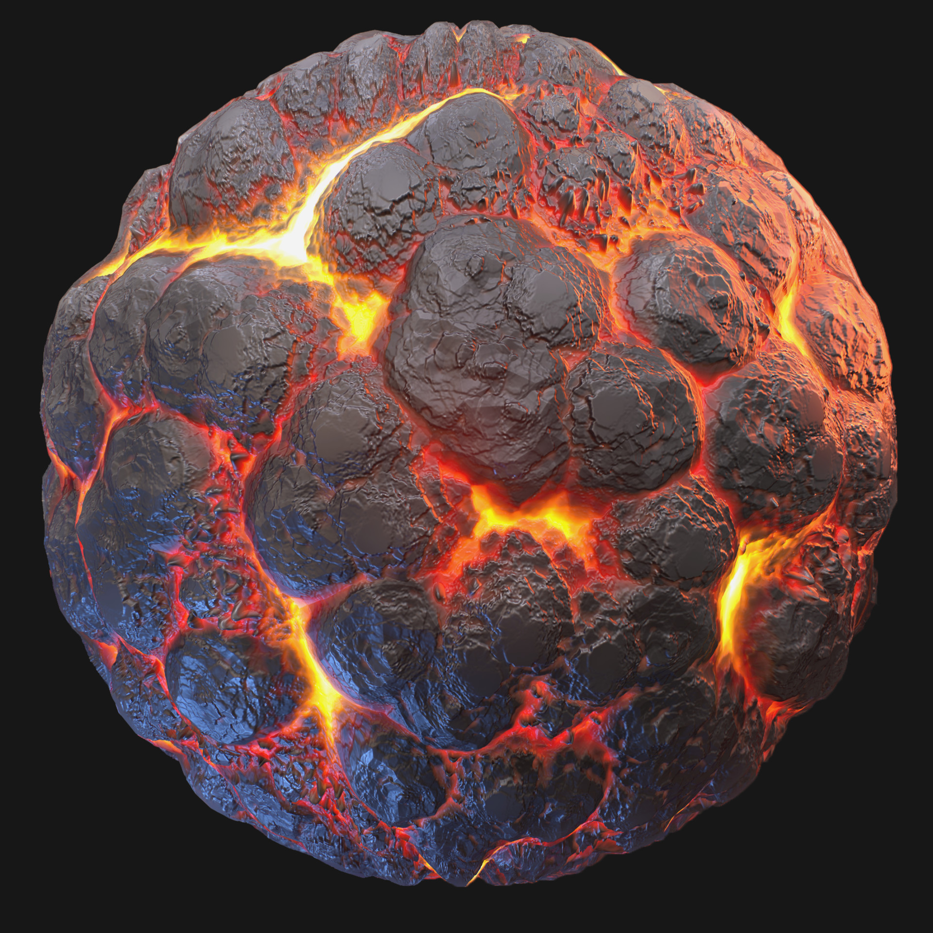 ArtStation - Substance Designer - Stylized Lava
