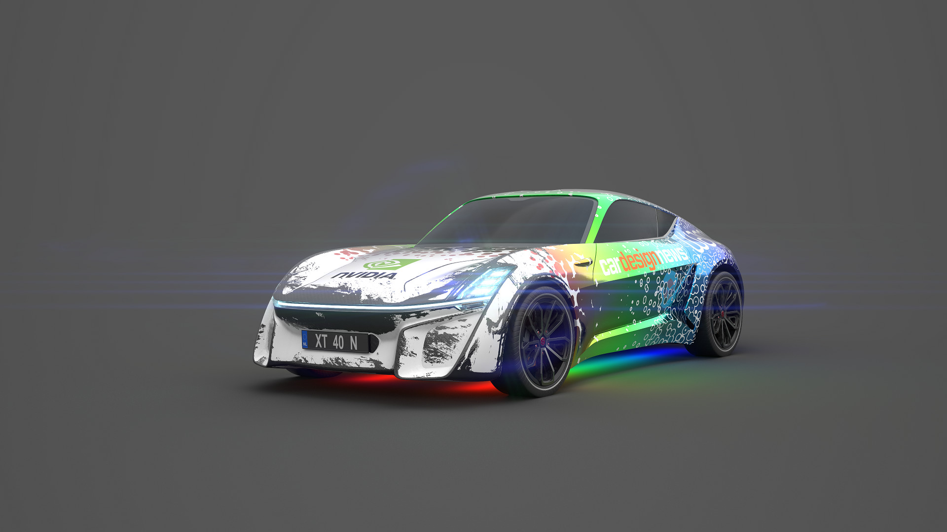 ArtStation - X-TAON Competition - RGB/Procedural Spectrum Car.