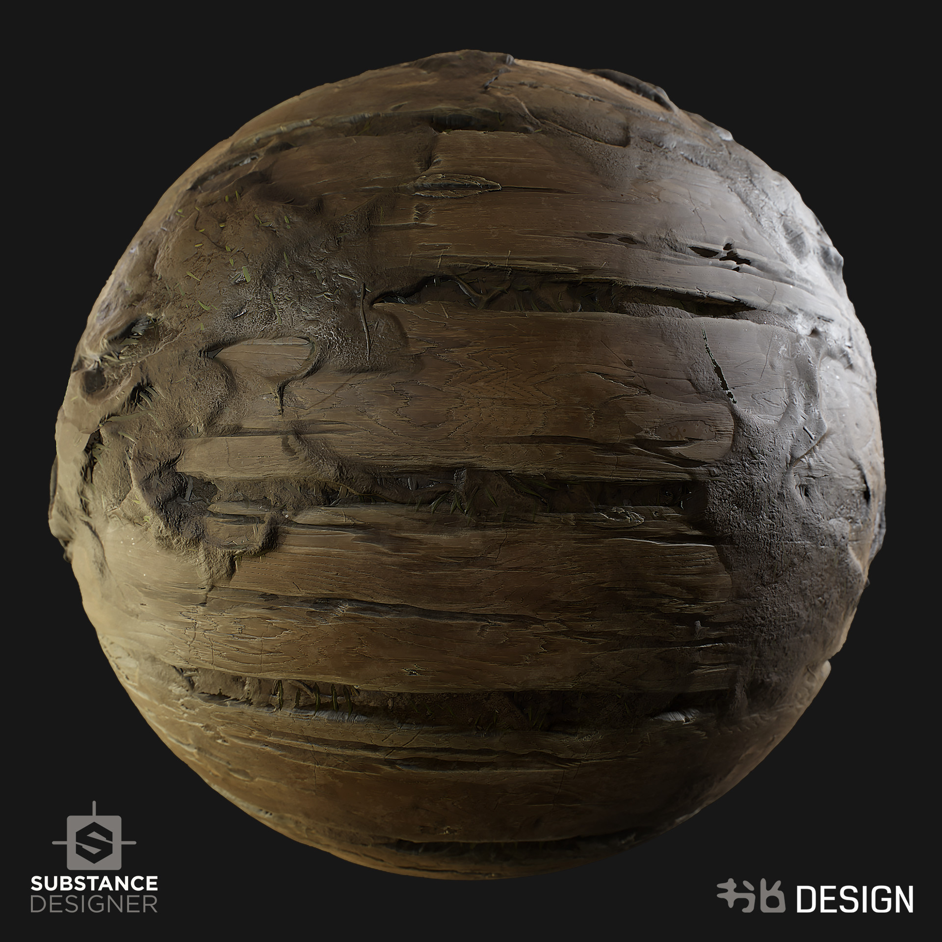 ArtStation - Wood Practice - Substance Designer