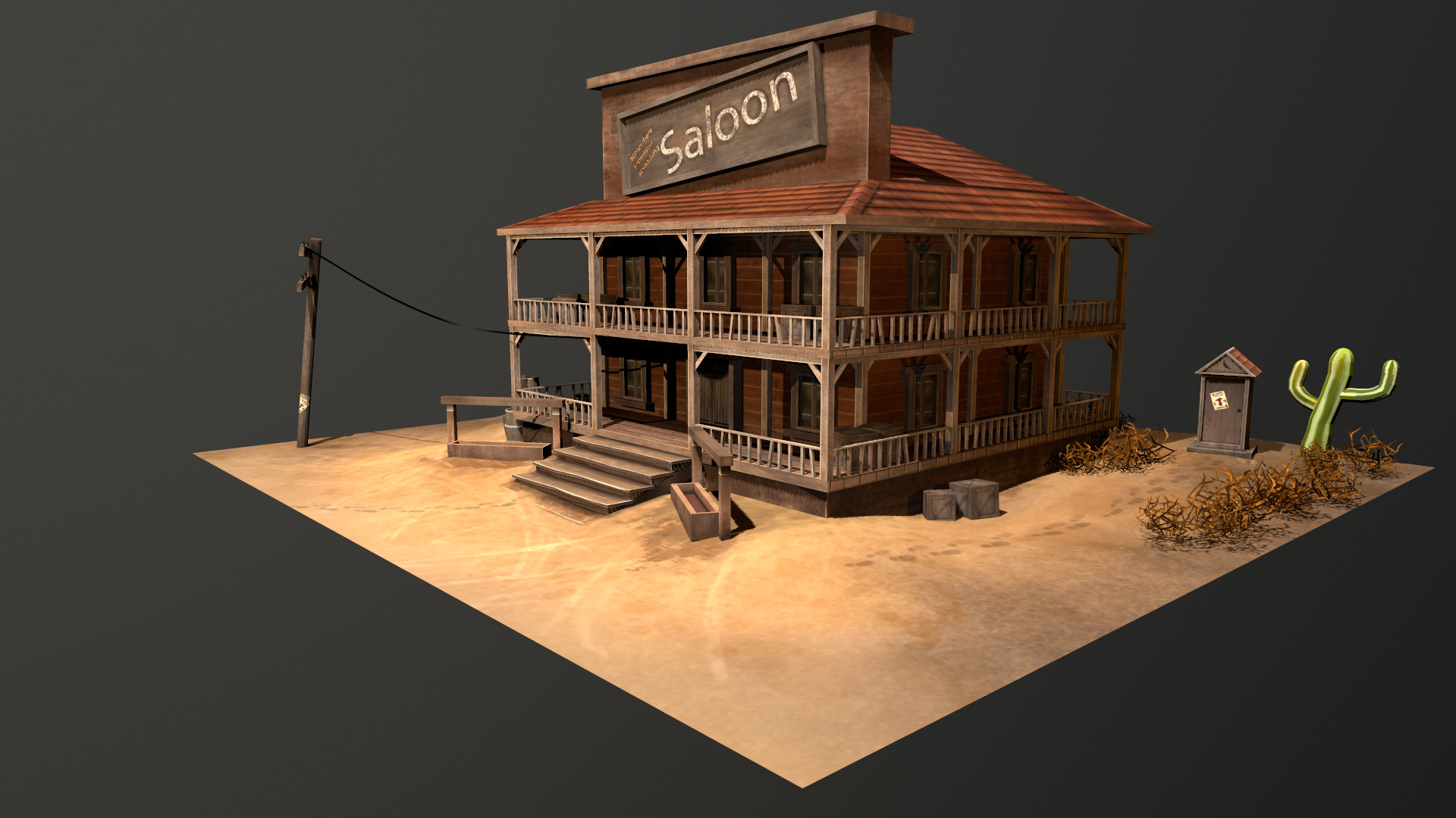 Miaosen Li - Saloon texture study