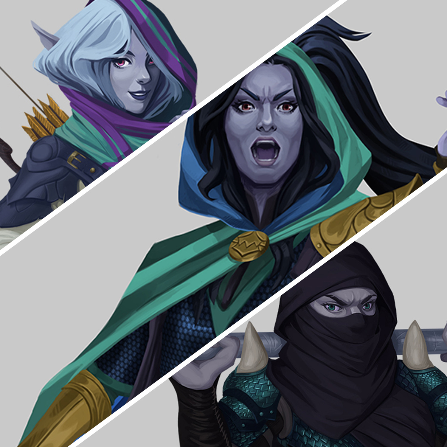 ArtStation - Pathfinder - Cradle of Night - Characters