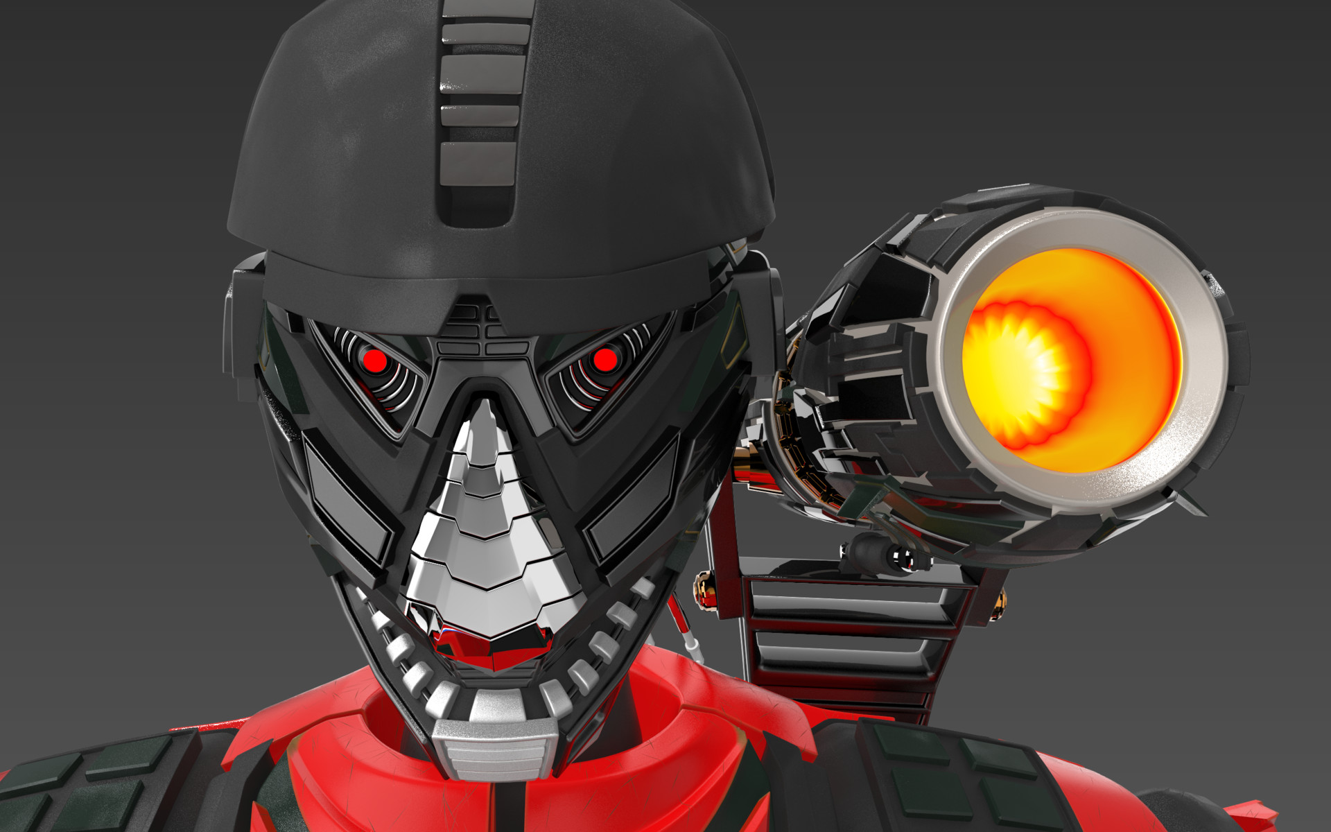 ArtStation - Hard Surface Character Modeling (2nd project)