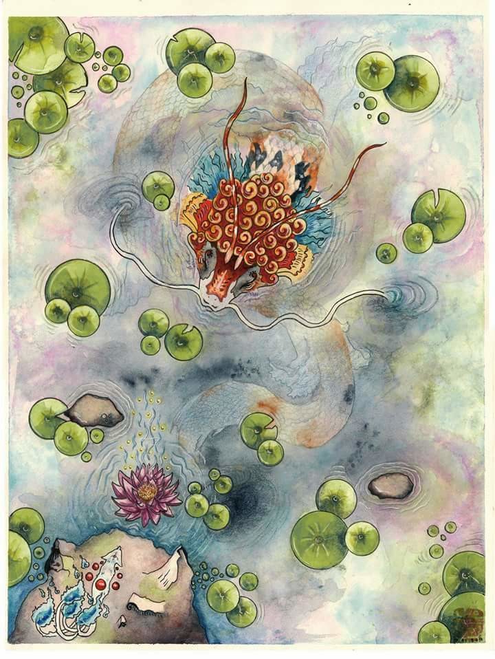 ArtStation - Concept-Art "Koï Kami Offering"