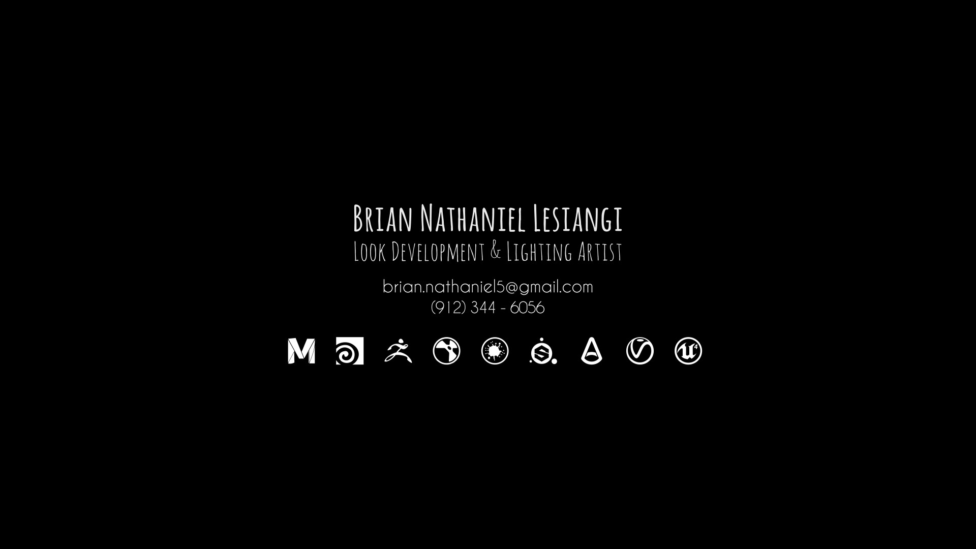 Brian Lesiangi - Show Reel