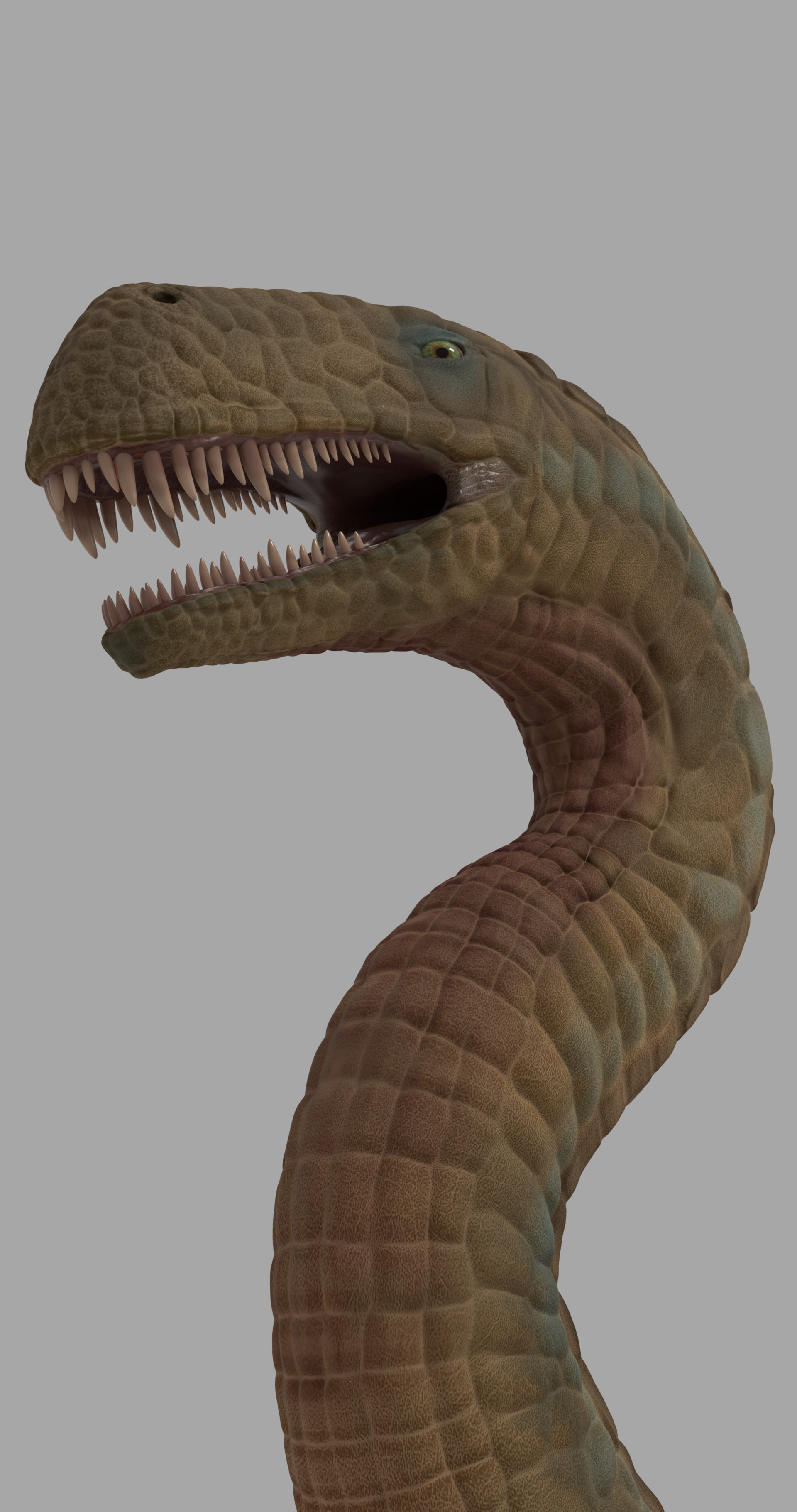 ArtStation - Dragon snake bust