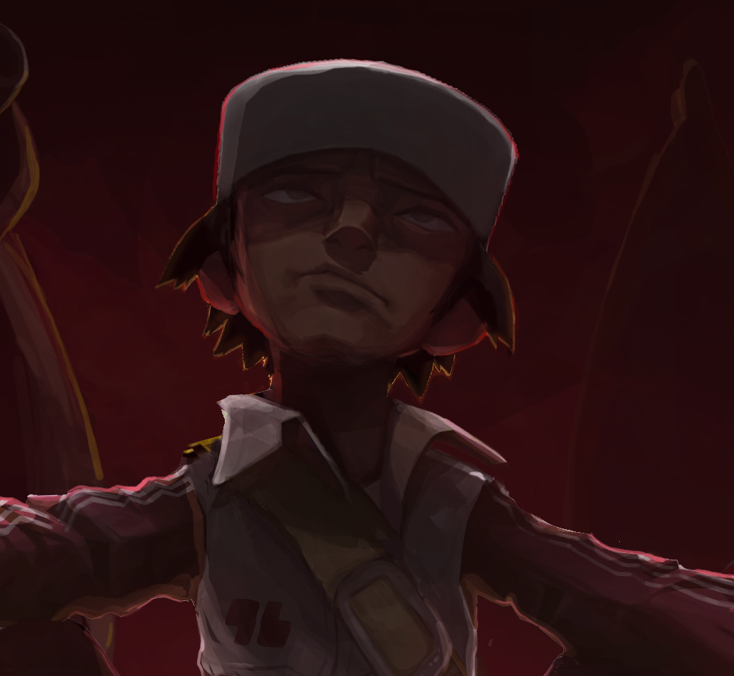 ArtStation - [Promo. Art] [Character Design Challenge POKEMON] ENDGAME RED