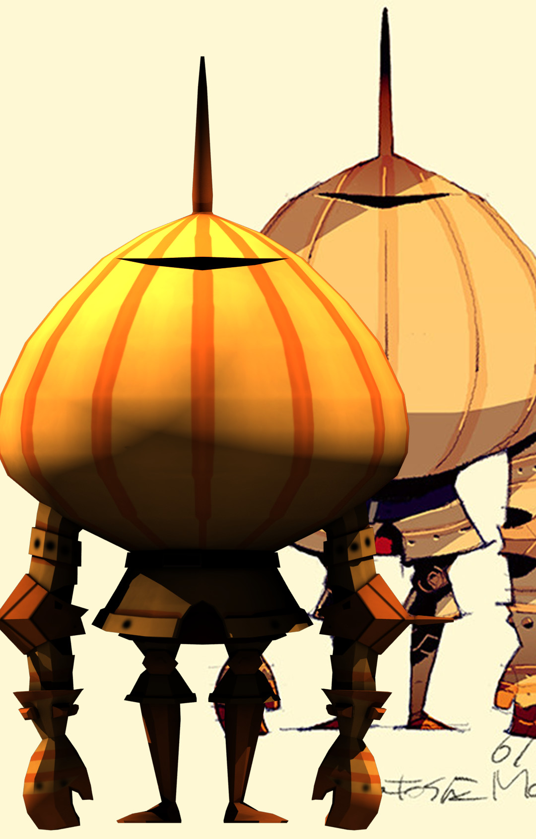 ArtStation - Onion Golem - Fan Sculpt