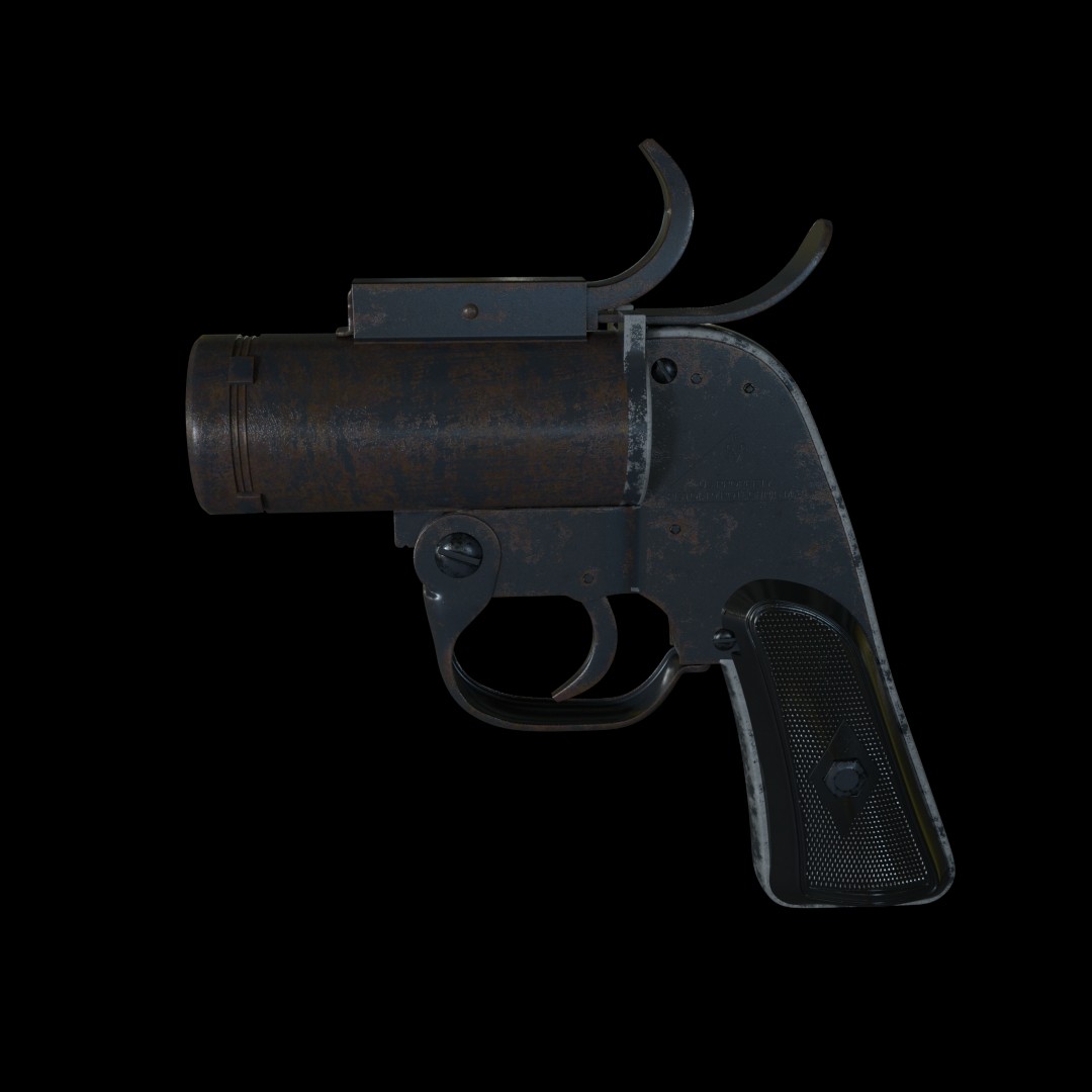 ArtStation - AN-M8 Pyrotechnic Flare Pistol