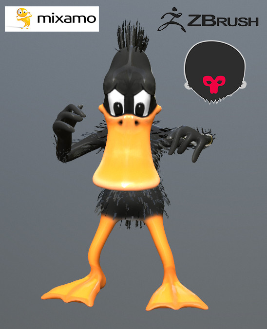 ArtStation - Disney DaffyDuck by Filip F.