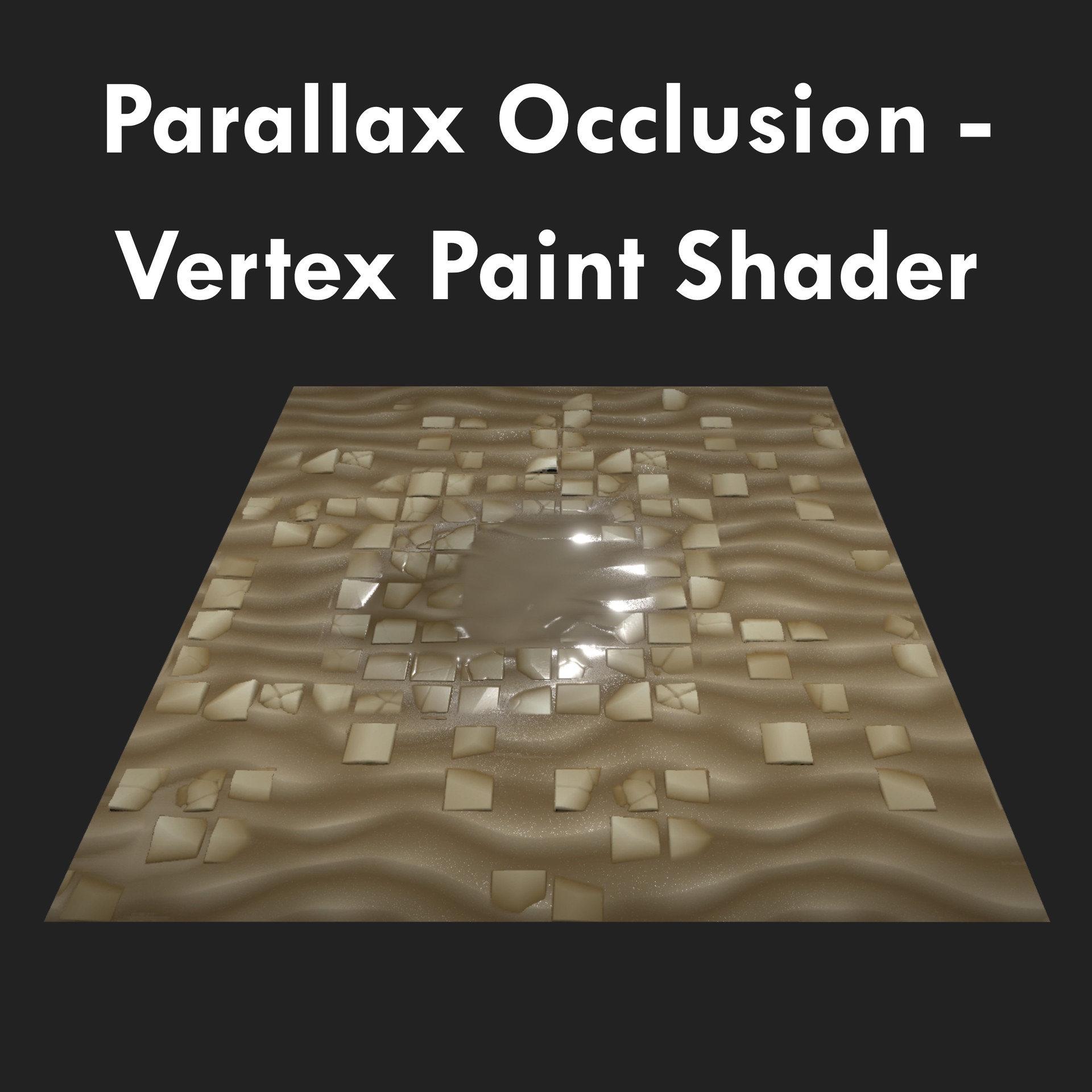 ArtStation - Parallax Occlusion with Vertex Paint Shader
